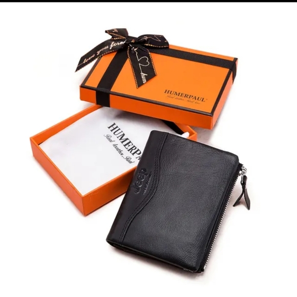Jeep | Bags | New Jeep Genuine Leather Bifold Wallet | Poshmark